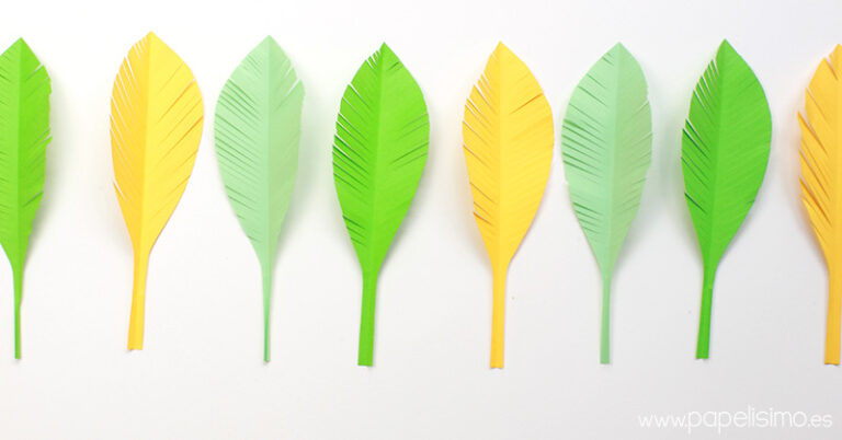 Cómo hacer plumas de papel - Papelisimo