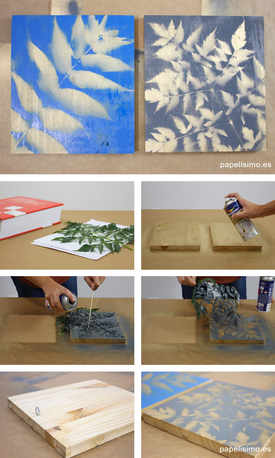 Cómo pintar cuadros con spray. Fácil y rápido - Papelisimo