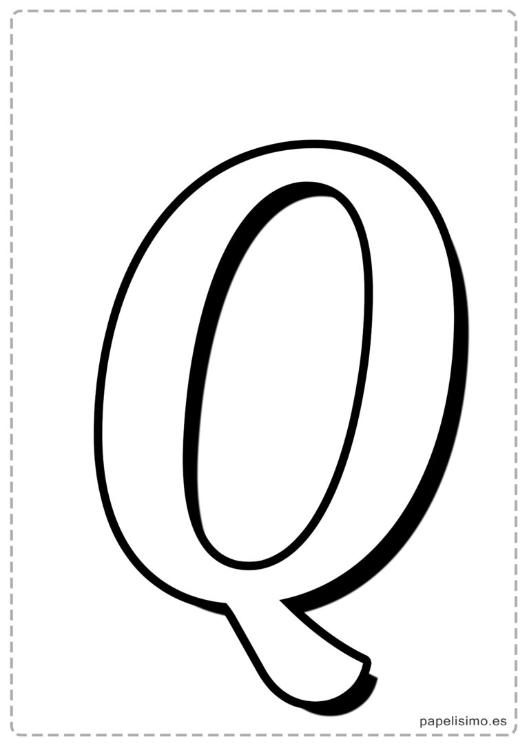 Q-Abecedario-letras-grandes-imprimir-mayusculas-Cursiva-Caligrafica ...