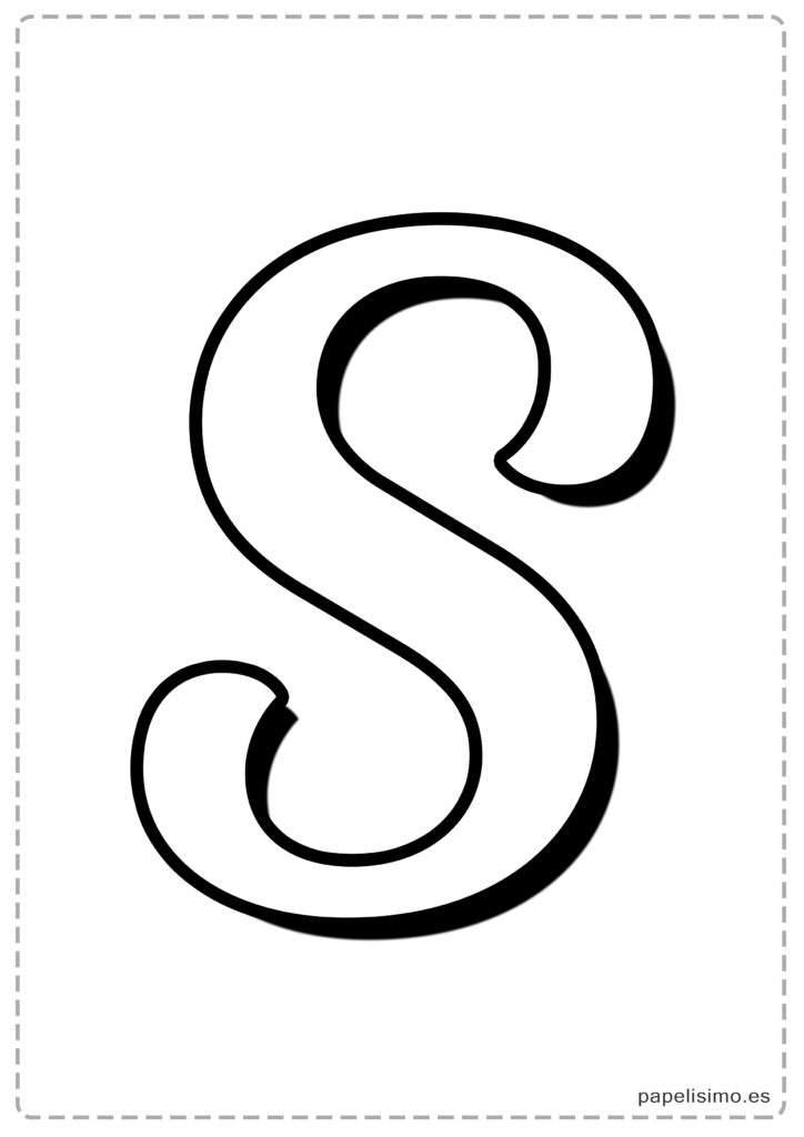 S-Abecedario-letras-grandes-imprimir-mayusculas-Cursiva-Caligrafica ...