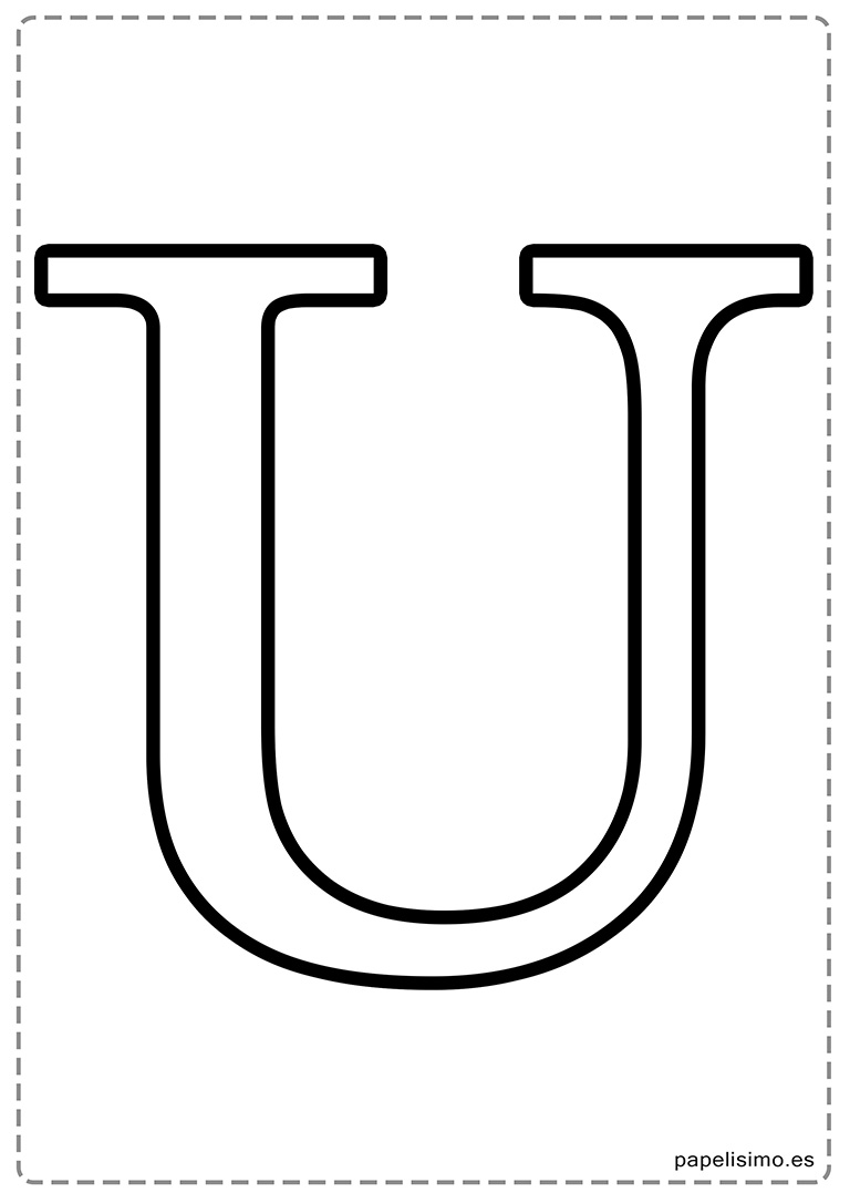 Grote letters om te printen - PAPELISIMO | CDhistory