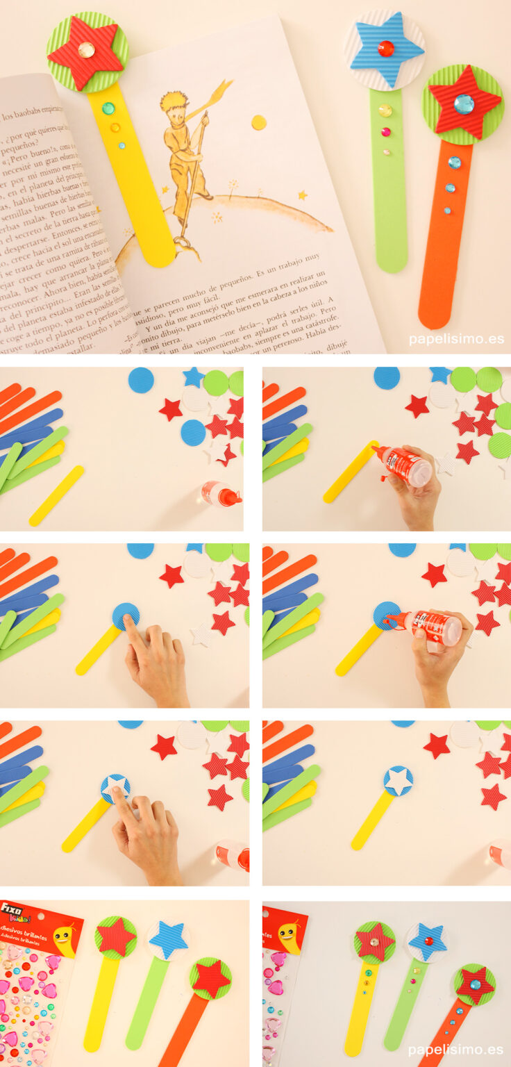 Cómo hacer marcapáginas para niños - Papelisimo