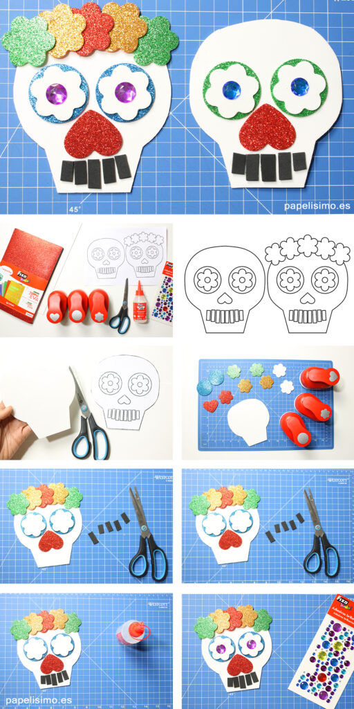 Cómo hacer catrina (con plantillas) - Papelisimo