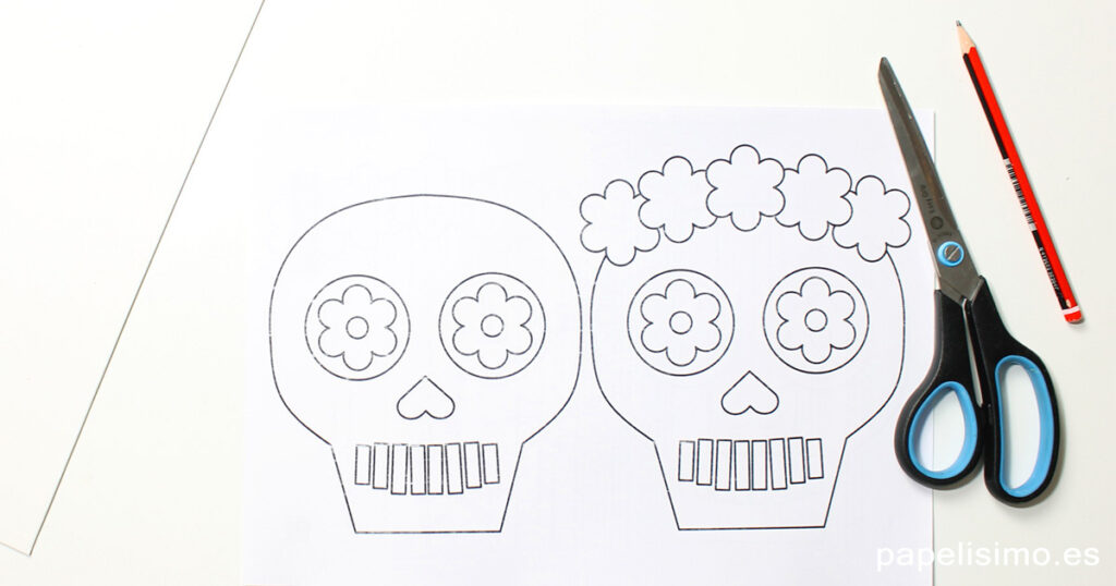 Cómo hacer catrina (con plantillas) - Papelisimo
