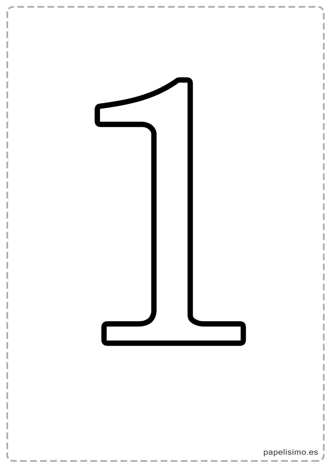 Números grandes para imprimir + símbolos matemáticos - Papelisimo