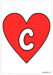 Letras con corazones para imprimir - Papelisimo