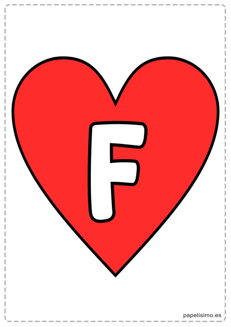 F-Abecedario-letras-imprimir-corazon-rojo - Papelisimo