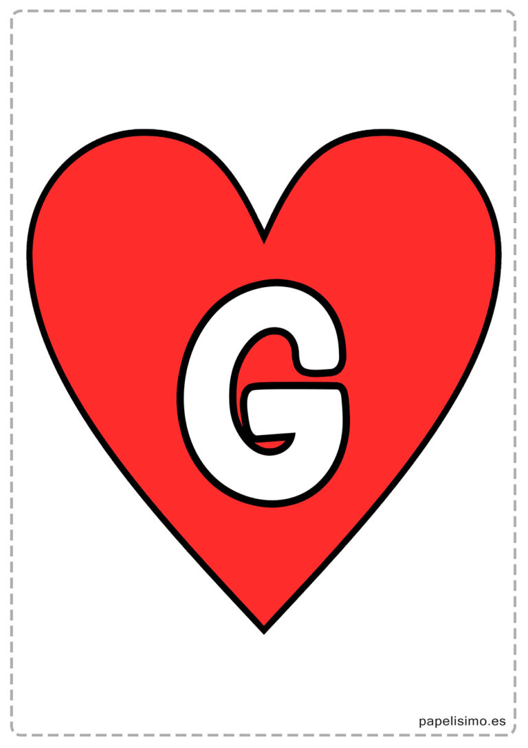 G-Abecedario-letras-imprimir-corazon-rojo - Papelisimo
