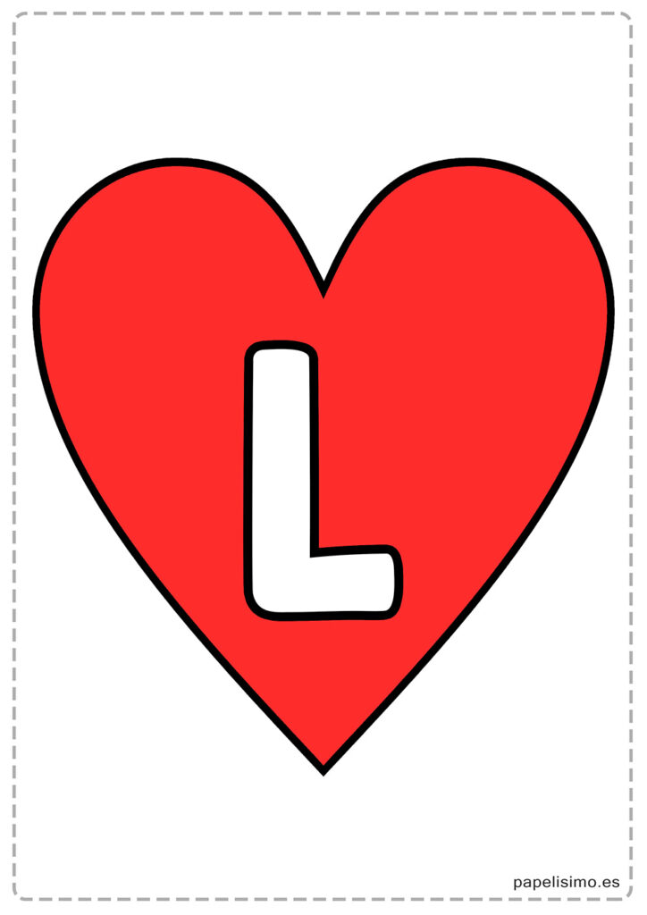 L-Abecedario-letras-imprimir-corazon-rojo - Papelisimo