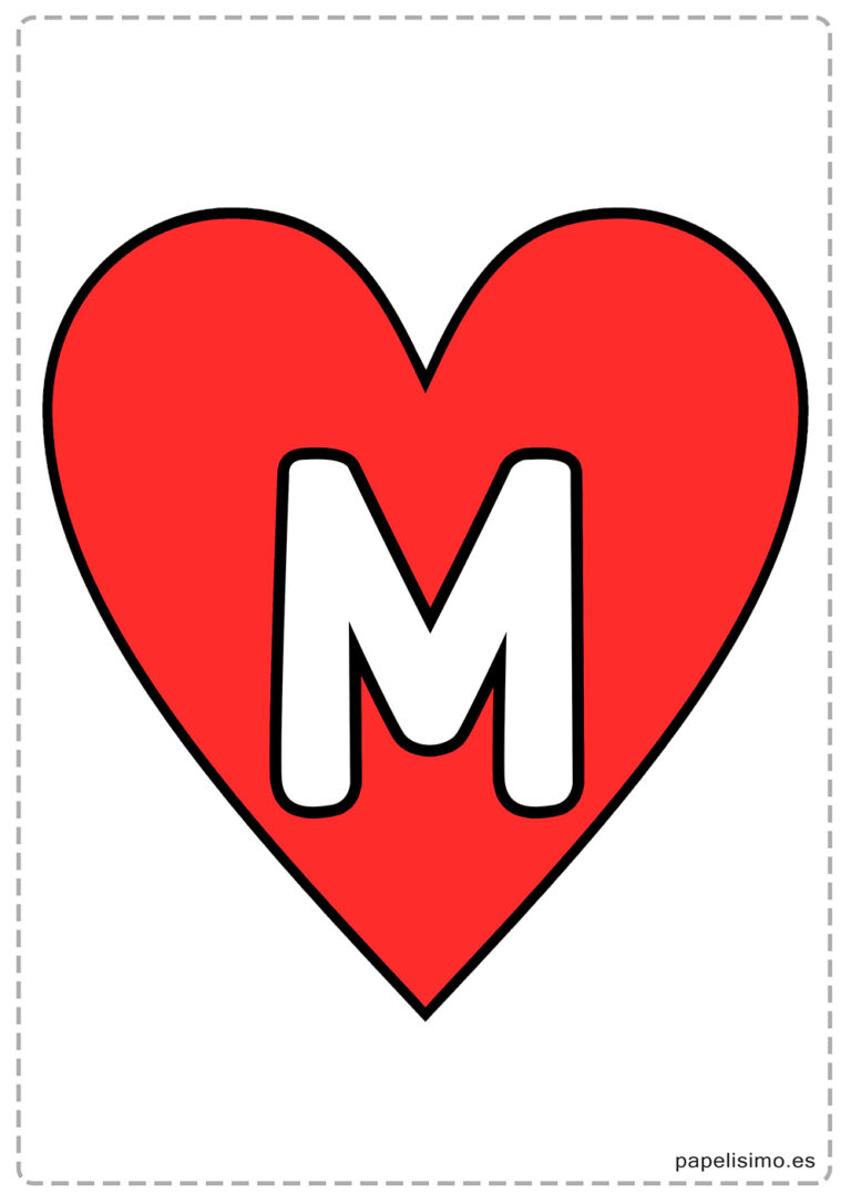 M-Abecedario-letras-imprimir-corazon-rojo - Papelisimo