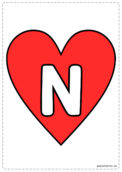 N-Abecedario-letras-imprimir-corazon-rojo - Papelisimo