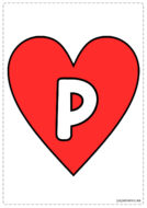 P-Abecedario-letras-imprimir-corazon-rojo - Papelisimo