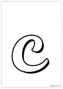 Abecedario letras cursivas para imprimir - Papelisimo