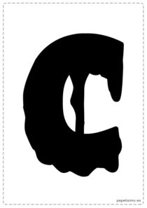 C-Abecedario-letras-Halloween-para-imprimir-negro - Papelisimo